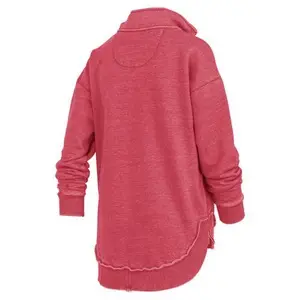 PRESSBOX Nc State Wolfpack Northfork Sojourn Poncho Quarter-zip Sweatshirt