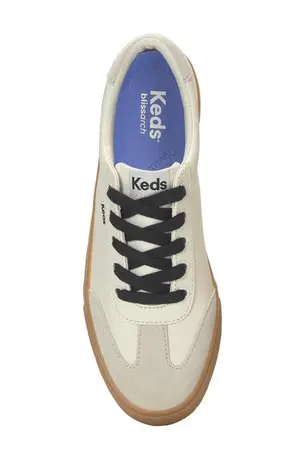 Keds® Jump Kick T-toe Sneaker - Egret/oatmeal