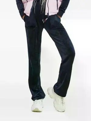 Drawstring Velour Pants