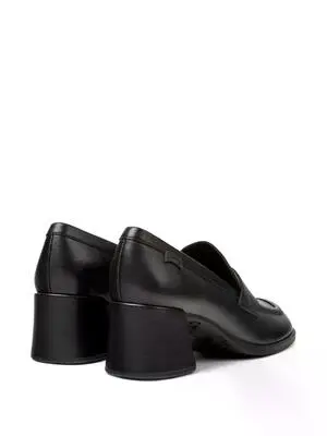 Camper 65mm Kora Leather Loafers - Black
