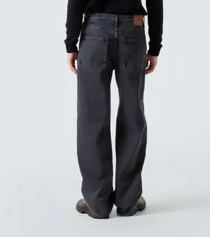 Prada High-rise Wide-leg Jeans