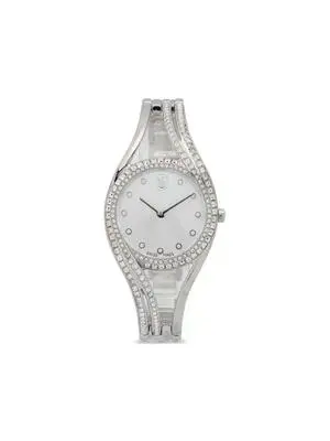 SWAROVSKI Steel Crystal Baguette Watch 32mm - Silver