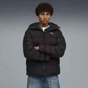 PUMA Outerwear Hooded Insulated Jacket - Black