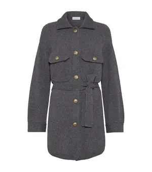 Brunello Cucinelli Virgin Wool-cashmere-silk Cardigan