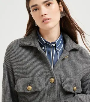 Brunello Cucinelli Virgin Wool-cashmere-silk Cardigan