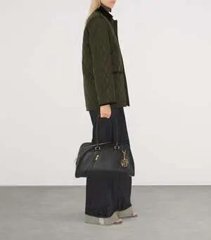 Burberry Quilted Barn Jacket - Grey