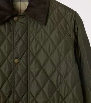 Burberry Quilted Barn Jacket - Grey