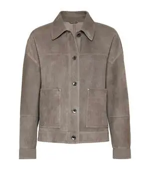 Brunello Cucinelli Leather Jackets For Women