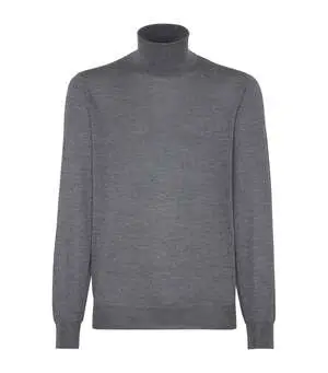 Brunello Cucinelli Roll Neck Sweaters For Men