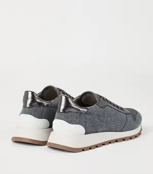 Brunello Cucinelli Virgin Wool Sneakers