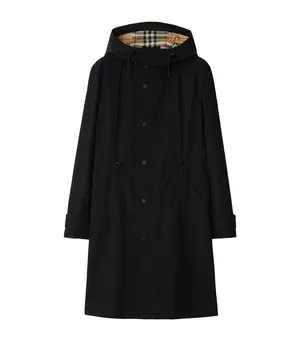 Burberry Nylon-cotton Parka Jacket - Black