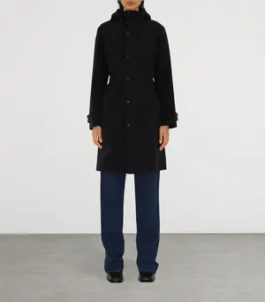 Burberry Nylon-cotton Parka Jacket - Black