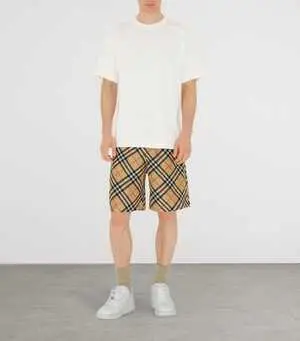 Burberry Silk Check Shorts