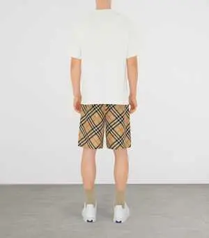 Burberry Silk Check Shorts