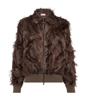 Brunello Cucinelli Fringe Jackets For Women