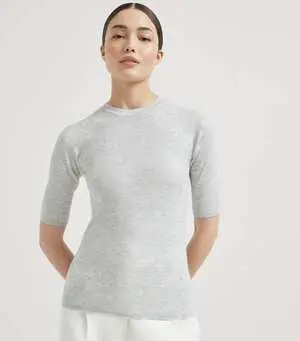Brunello Cucinelli Cashmere Short-sleeve Sweater