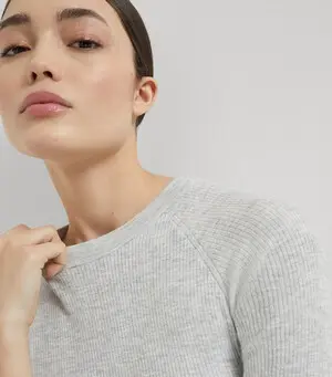 Brunello Cucinelli Cashmere Short-sleeve Sweater - Grey