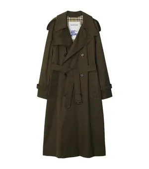 Burberry Castleford Long Trench Coat - Brown