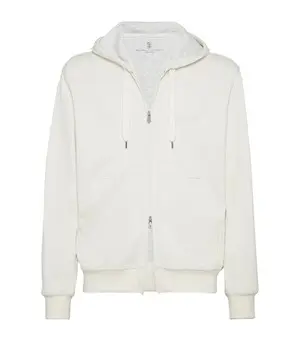 Brunello Cucinelli Zip Up Sweatshirts Hoodies For Men