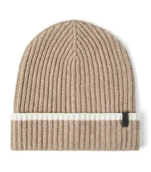Brunello Cucinelli Cashmere Beanie - Brown