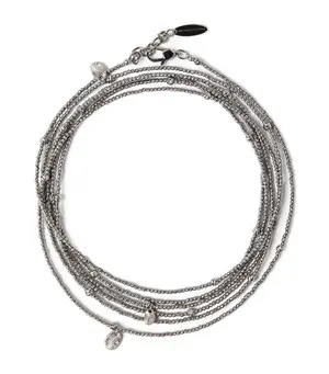 Brunello Cucinelli Sterling Silver Wrap Bracelet - Grey