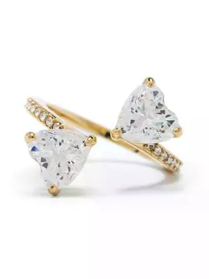 SWAROVSKI Tone Crystal Embellished Heart Ring