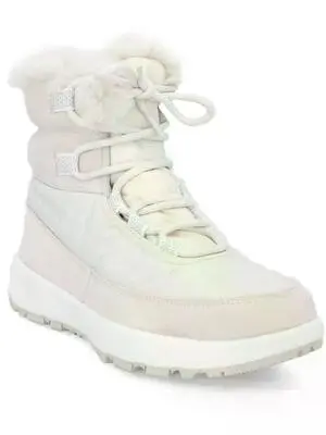 Columbia Shearling-trimmed Lace-up Boots
