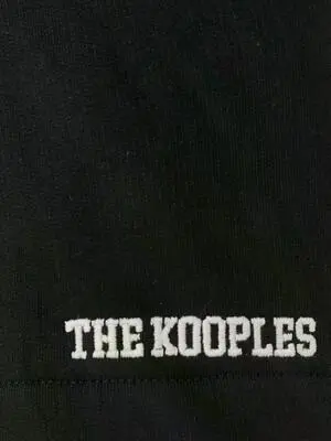 The Kooples Side-stripe Logo-detail Shorts