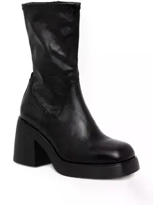 VAGABOND SHOEMAKERS 87mm Brooke Leather Block-heel Boots