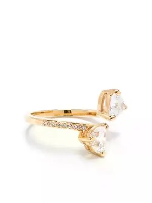 SWAROVSKI Mesmera Heart-shaped Crystal Ring - Gold