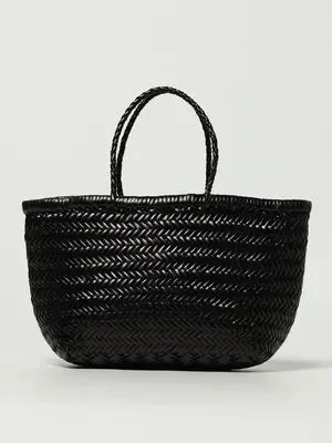 Dragon Diffusion Woven Handbag - Black