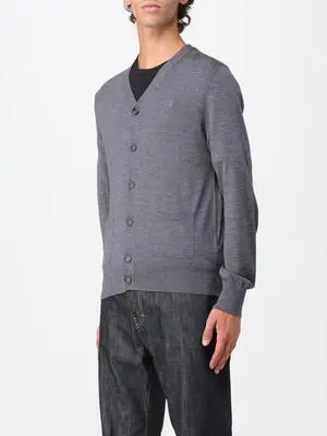 Dsquared2 V-neck Button-up Cardigan With Pockets - Grey