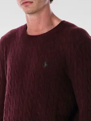 Polo Ralph Lauren Cable Knit Sweater - Wine