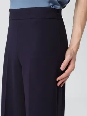 Liviana Conti Wide Leg Tailored Pants - Blue