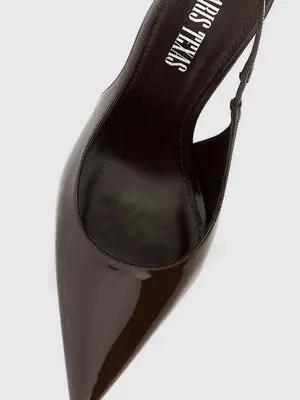 Paris Texas Slingback Pumps - Ebony