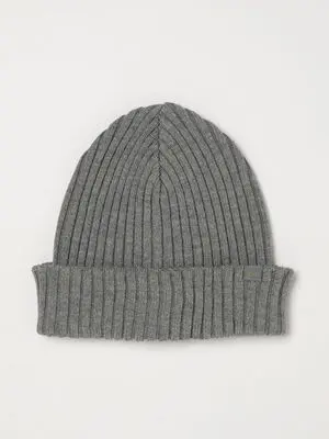Paul & Shark Pure Wool Beanie Hat - Grey