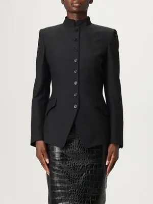 Alexander Mcqueen Button Detailed Outerwear For Women