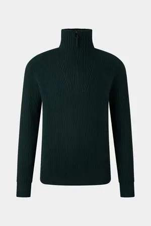 Bogner Cashmere Troyer - Dark Green