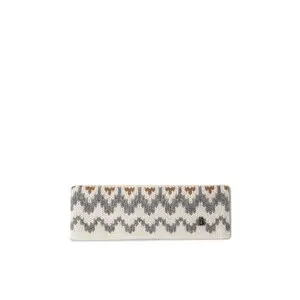Bogner Loca Cashmere Headband - Cream/grey