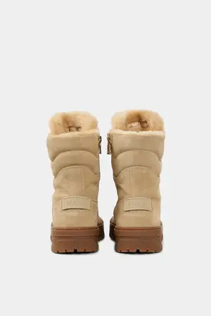 Bogner Calgary Lace-up Boots With Spikes - Camel