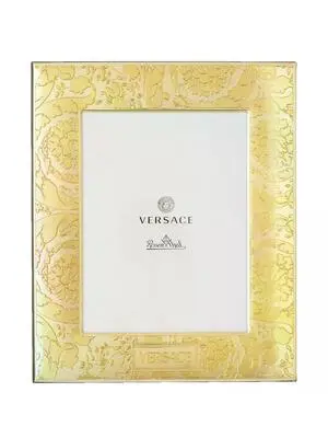 Versace Baroque-embossed Picture Frame - Gold