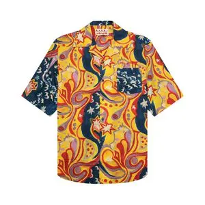 Marni X No Vacancy Inn Poplin Bowling Shirt - Multicolor