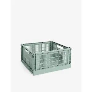 HAY Square Colour Crate Large - Sage Green