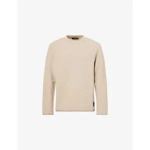 FINISTERRE Barents Long-sleeve Wool-blend Jumper - Oatmeal