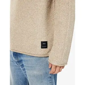 FINISTERRE Barents Long-sleeve Wool-blend Jumper - Oatmeal