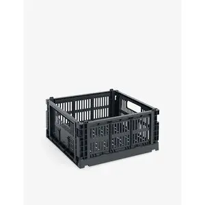HAY Square Colour Crate Medium - Charcoal