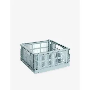 HAY Square Colour Crate Medium - Dusty Blue