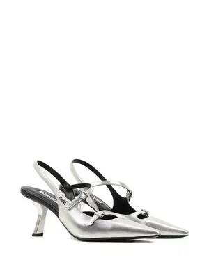 Karl Lagerfeld Buckle-detail Slingback Pumps