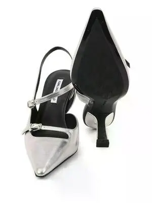 Karl Lagerfeld Buckle-detail Slingback Pumps