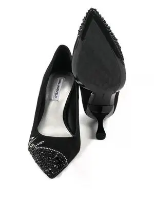 Karl Lagerfeld Pointed-toe Embellished Stiletto Pumps
